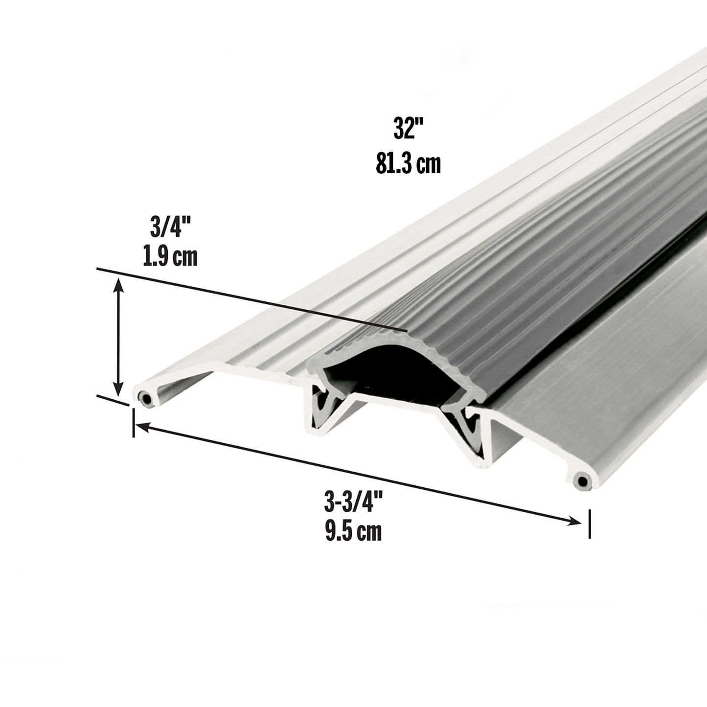 Aluminum and Vinyl Heavy-Duty Low-Profile Threshold – M-D Building Products
