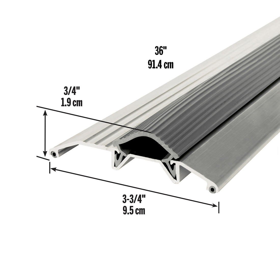 Aluminum and Vinyl Heavy-Duty Low-Profile Threshold – M-D Building Products