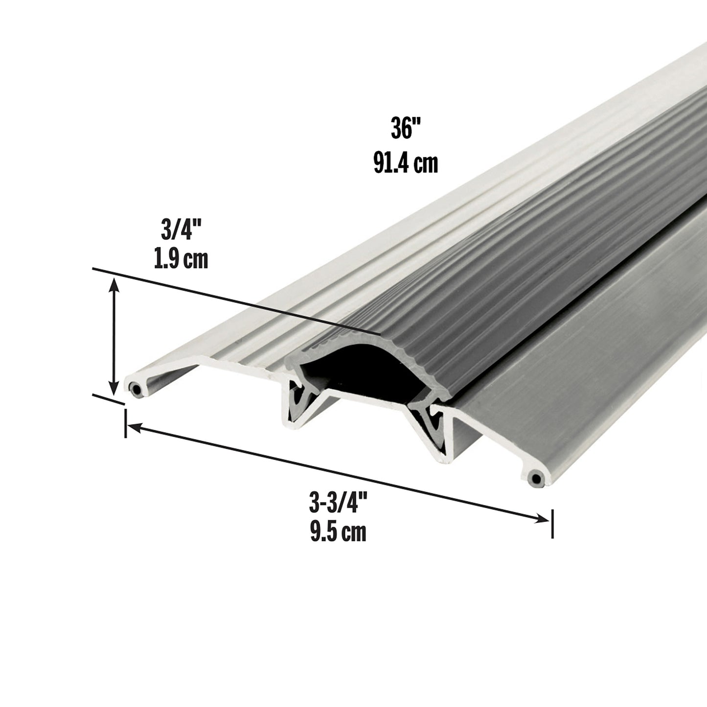 Aluminum and Vinyl Heavy-Duty Low-Profile Threshold – M-D Building Products