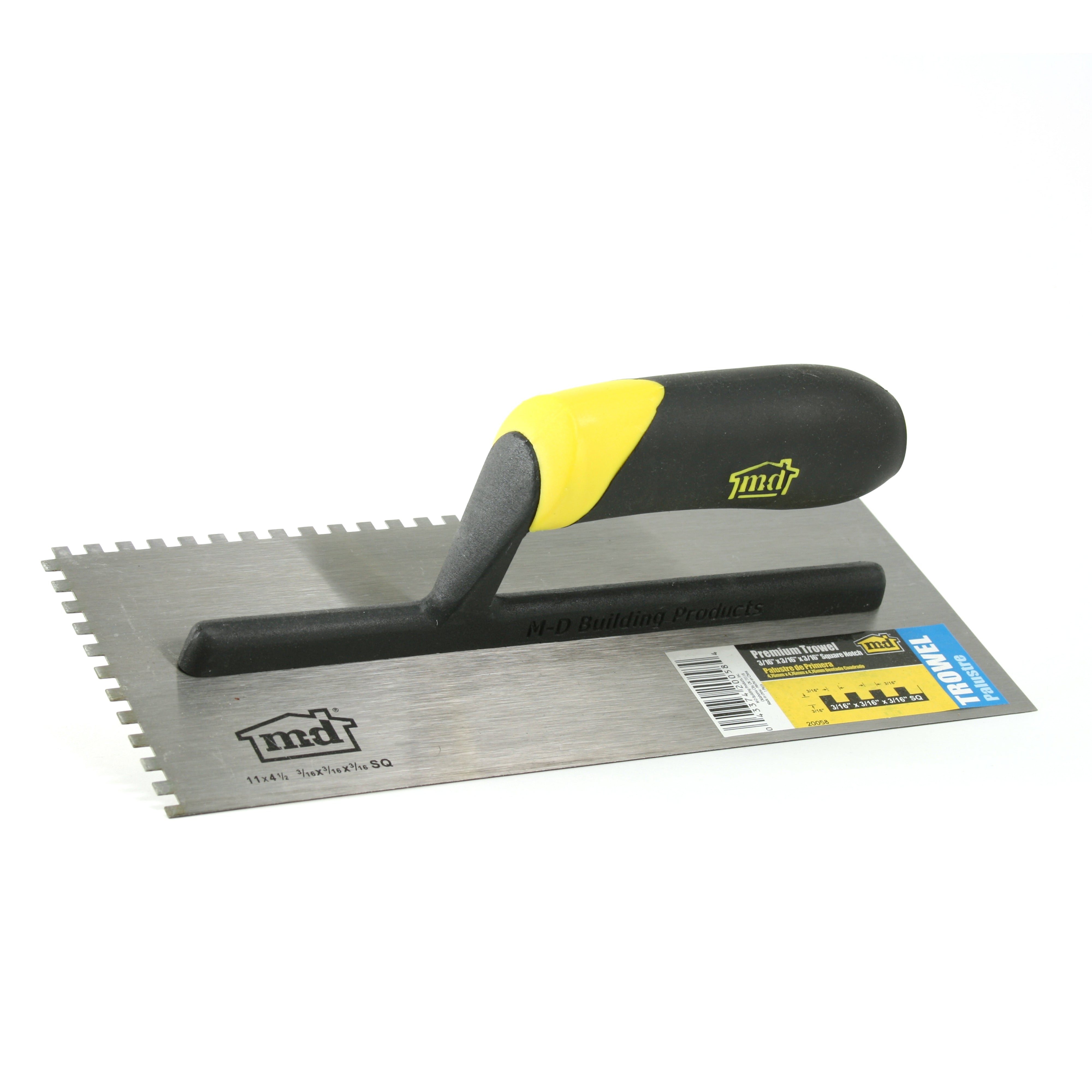 Premium Square Notch Trowel – M-D Building Products