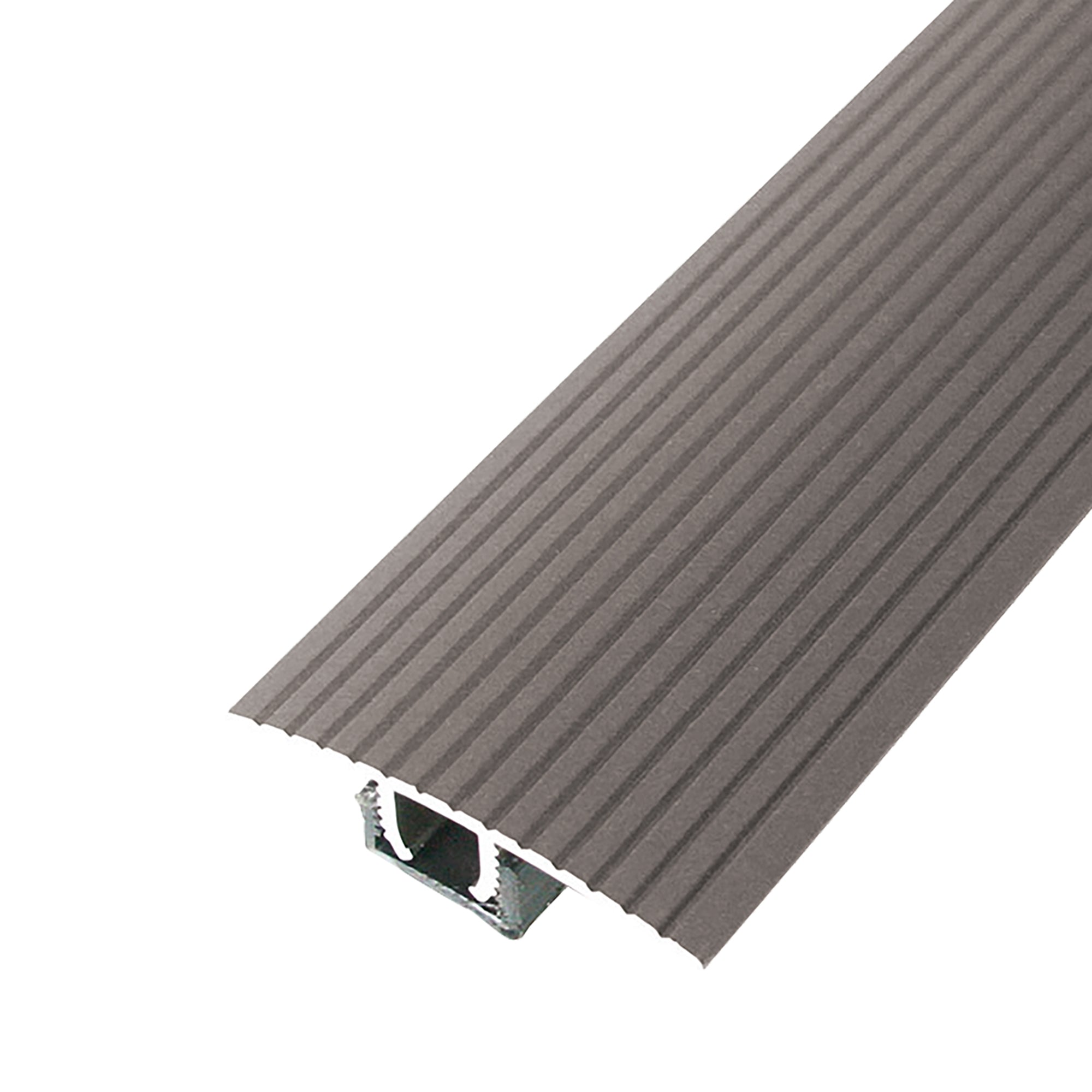 1-1/2 In. X 36 In. Aluminum CINCH® T-Molding Fluted w/ Snaptrack – M-D ...