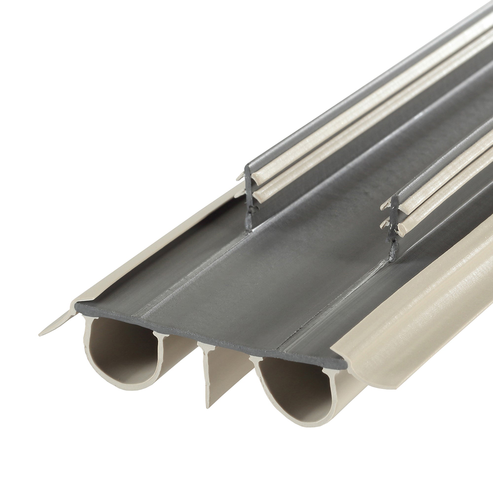 36 in. Beige Vinyl Concealed Kerf/Channel Fit Under Door Seal – M-D ...