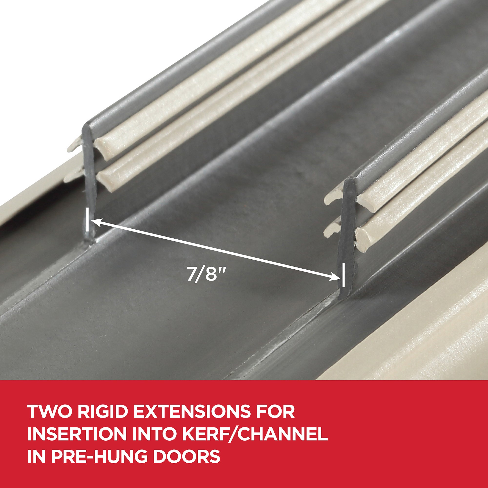 36 in. Beige Vinyl Concealed Kerf/Channel Fit Under Door Seal – M-D ...