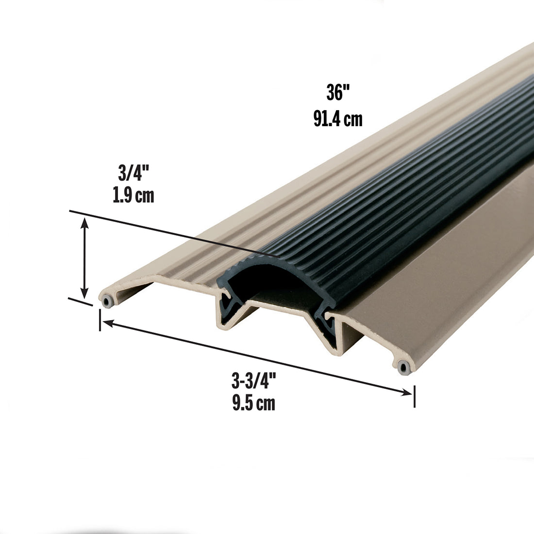 Aluminum and Vinyl Heavy-Duty Low-Profile Threshold – M-D Building Products