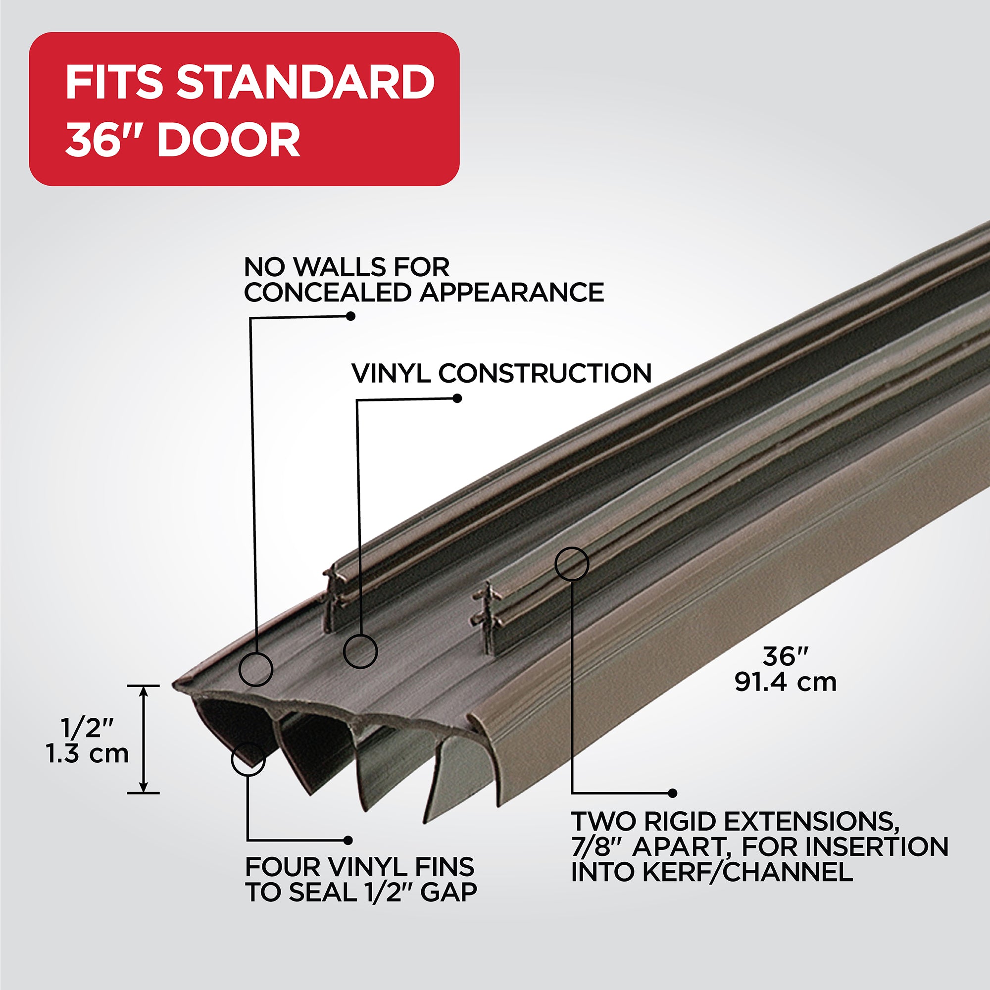 Concealed Kerf/Channel Fit Under Door Seal – M-D Building Products